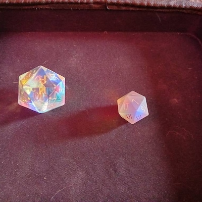 Purple Glitter Galaxy Dice Moth Dice Set - Etsy