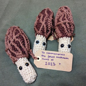 Morel Mushrooms Crochet Pattern PDF English - Etsy