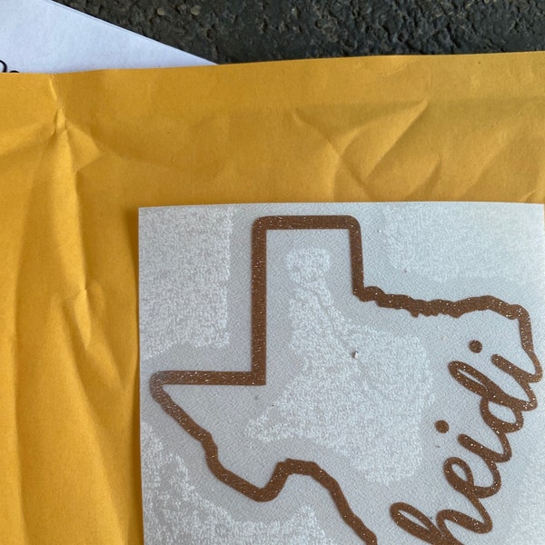 State Decal Sticker | Personalized State Gift | Any State | Name and ...