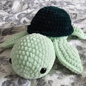 Crochet Turtle Pattern 2 Sizes regular and Jumbo PDF Download Beginner ...