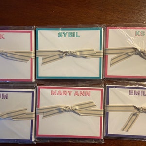 Shadow Text Notepad Personalized Notepads - Etsy