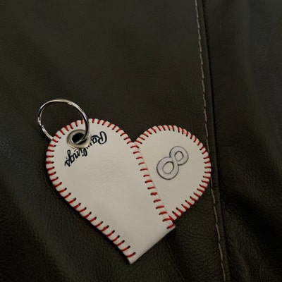 Rawlings Baseball Leather Personalized Keychaingreat Baseball Gift ...