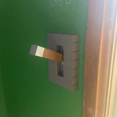 Minecraft-inspired Lever Triple Light Switch Plate - Etsy