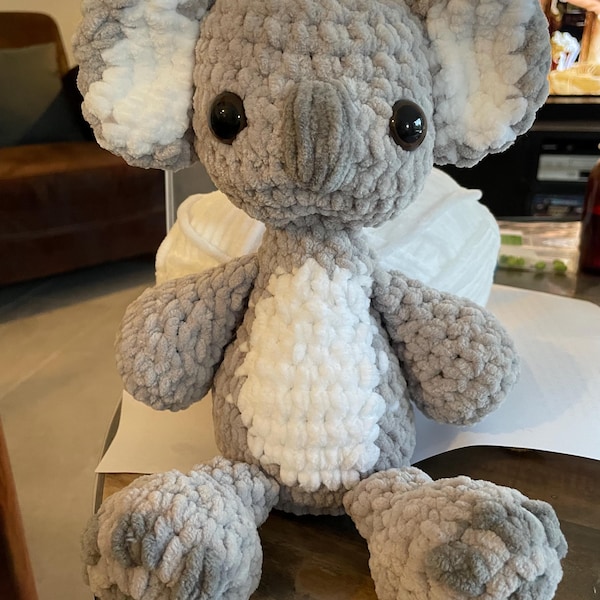 Kip Koala - PDF Crochet Pattern - LOW SEW Koala Bear Plushie / Stuffie ...