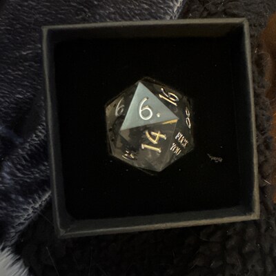 Purple Glitter Galaxy Dice Moth Dice Set - Etsy