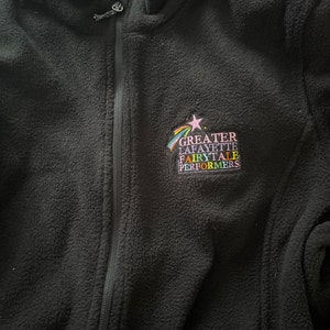 Custom Embroidered Ladies Fleece Jacket Midweight Fleece for Everyday ...