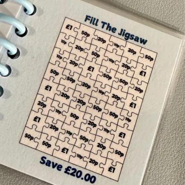 Snakes and Ladders Saving Challenge Game - Saving Tracker for A6 Budget ...