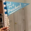 Printable Back to School Pennants for First Day of School Pictures With ...