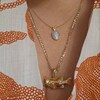 14k Gold Vermeil Redfish V.2 Necklace, Redfish in Action Charm, Red ...