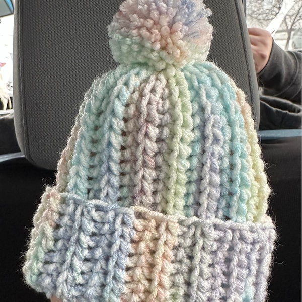 Crochet Pattern - Rylee Ribbed Hat / Toque / Beanie by Lakeside Loops ...