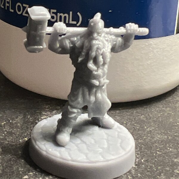 Dwarf Fighter Paladin | Dungeons and Dragons | 28mm,32mm,75mm Scales ...