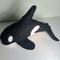 Felt Orca/ Killer Whale Pattern PDF, Ocean, Seaside, Felt Toy ...