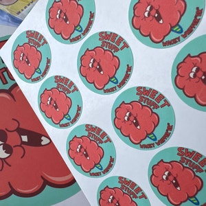 Wacky Whiffer Whiffers Matte MAX SCENT Scratch and Sniff Stickers. Big ...