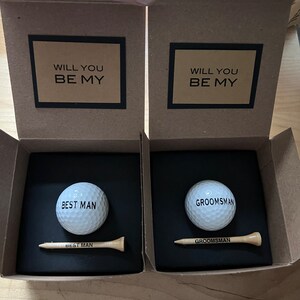 Groomsmen Proposal Golf Ball Proposal Groomsmen Golf Gift - Etsy