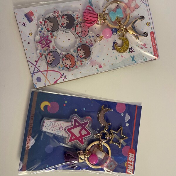 ASTRO Lightstick / Astro Keychain / Key Ring / Astro Charm / Kpop ...
