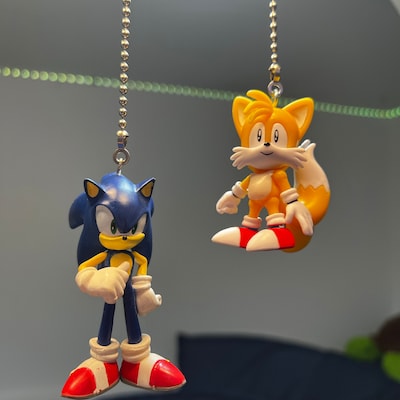 Sonic the Hedgehog Characters Ceiling Fan/light Pull Chains Sonic ...