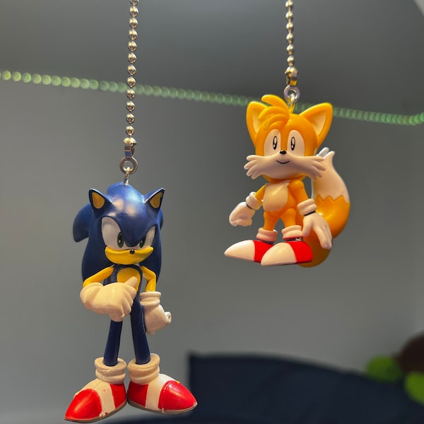 Sonic the Hedgehog Characters Ceiling Fan/light Pull Chains - Sonic ...