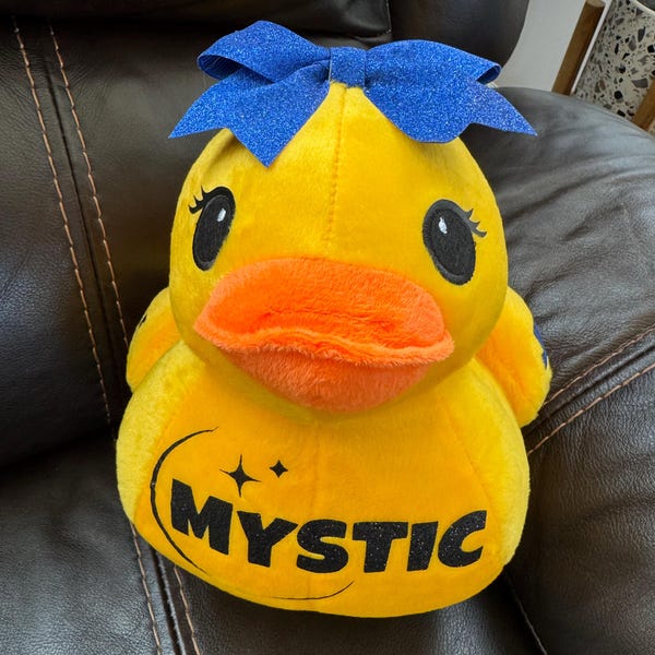 Cheer Duck Plush Large Cheerleader Summit Good Luck Duck, Personalized ...