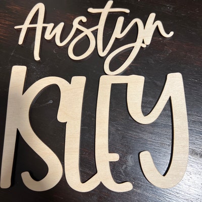 Custom Wood Cutout, Laser Cut, Unfinished Wood Cutout Shapes, Ready to ...