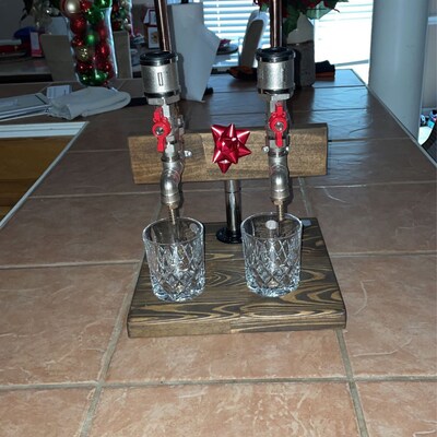 Dispenser for Alcohol Cocktails Mixer Home Bar Liquor Stand Unique Gift ...