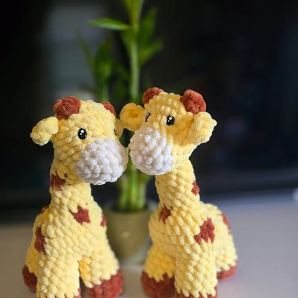 Low Sew Giraffe Crochet Pattern (crochet Giraffe Pattern, Amigurumi ...