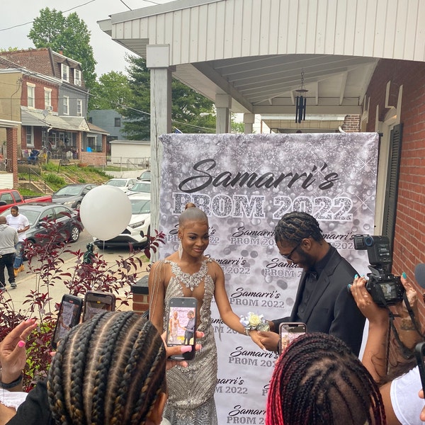 Silver Prom Step and Repeat,prom Step and Repeat, Sweet 16 Step and ...