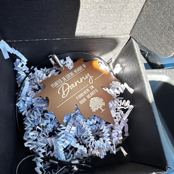 Memorial Tree Dedication Plaque Gift for Planting Trees in Memory of a ...