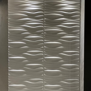 Wavy Wall Swancanada PVC 3D Wall Panels DIY Easy to Install - Etsy Canada