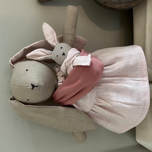 Basic Bunny Sewing Pattern Rabbit With Clothing Instant - Etsy