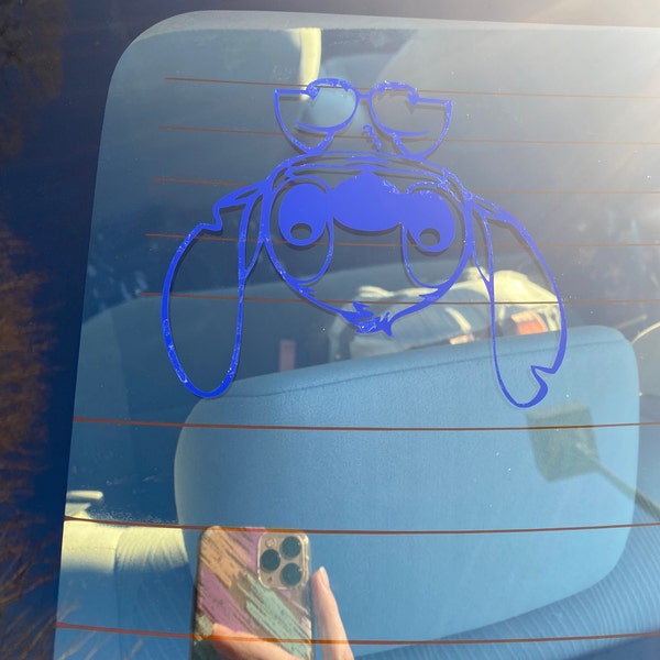 Alien Vinyl Decal | Alien Vinyl Sticker | Car Decal | Window Decal ...