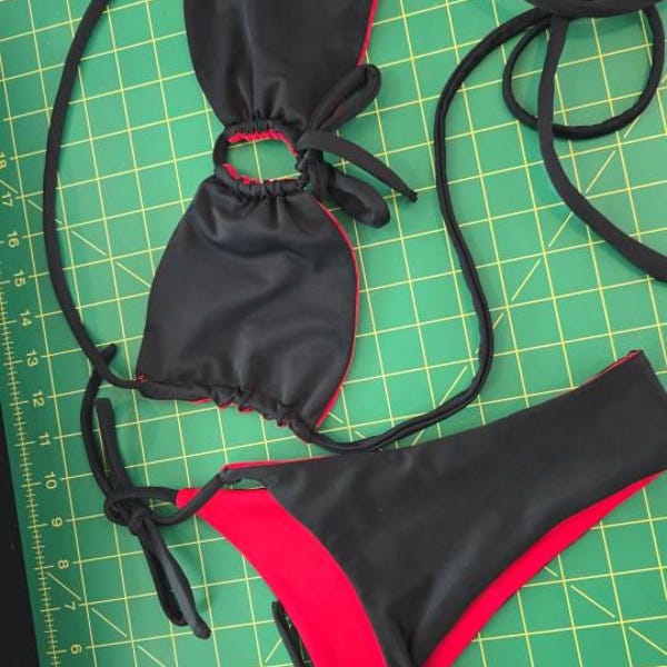 Bikini Set | Bikini Top + Bikini Bottom | Sewing Pattern | Seamless ...