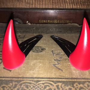 Small Demon Horns Cute Gothic Devil | Etsy