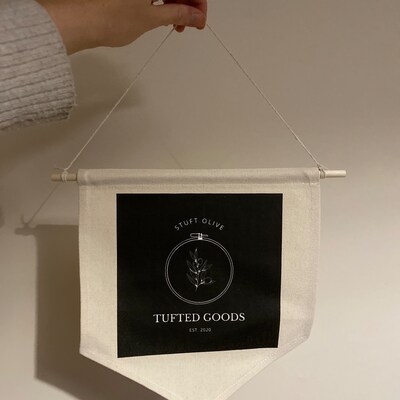 Custom Logo Banner Craft Fair Signs Custom Wall Flag Gifts - Etsy