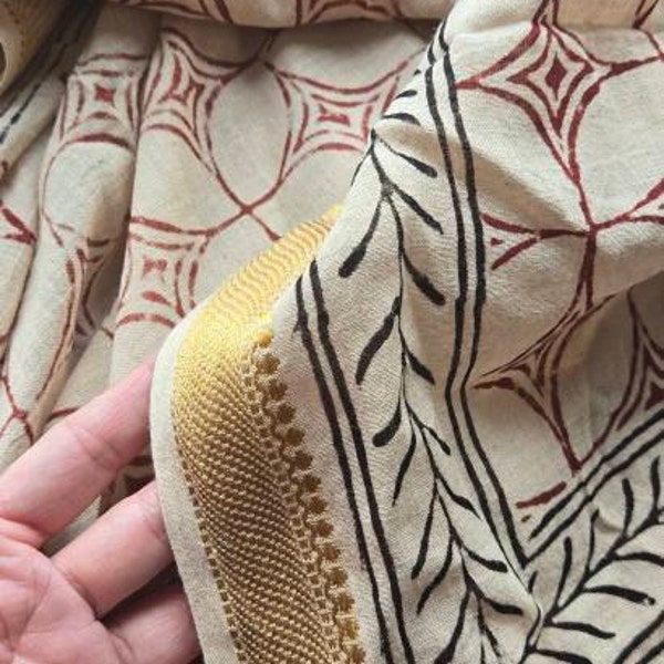 Summer Beach Scarves, Pure Cotton Indian Dupatta, Jaipur Print ...