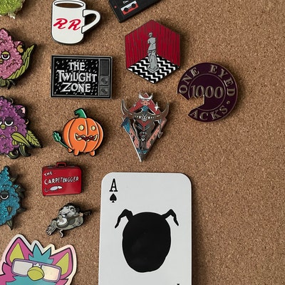 One Eyed Jacks Poker Chip Twin Peaks Enamel Pin actual Poker - Etsy