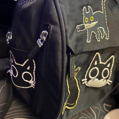 Not of This World, Alien Cat Iron on Patch for Clothes, Backpacks, Bags ...