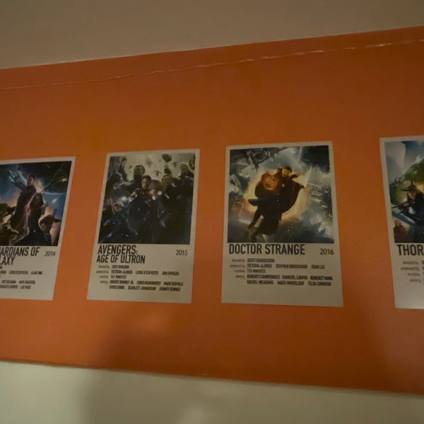Marvel MCU Mini Poster Prints, Movies and TV Shows (6x4inch), *physical ...