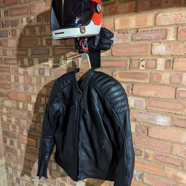 Helmet Rack Holder - Motorcycle Gear Rack Hanger - All-in-one Solution ...