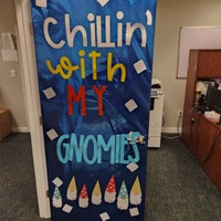 Winter Gnome Door Decoration Set: Classroom Bulletin Board (digital ...