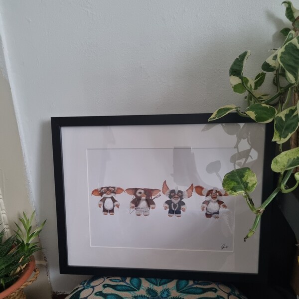 X-files Art Print A4 Size Fox Mulder Dana Scully Walter Skinner ...