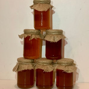 100 X Fabric Jam Jar Tops Wedding Jam Covers 3 Sizes Avalible Twine ...