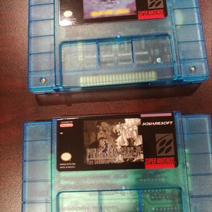 SNES Replacement Case Cartridge Shell Transparent COLOR TOP Quality ...