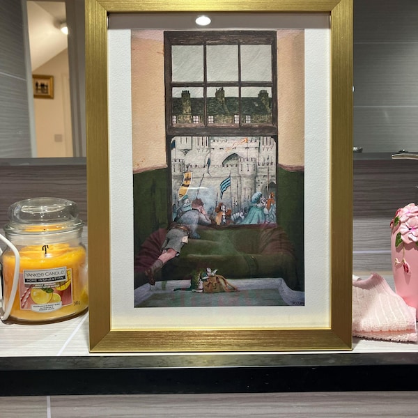 Glasgow Tenement Prints Building Bogies Ink Drawing - Etsy