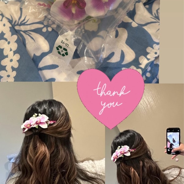 Plumeria Hair Stick, Tropical Flower, Hawaiian Flower Hair Pick, Ear ...