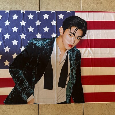 SVT Jun Flag Banner, Seventeen Jun Kpop American Flag Tapestry, Svt Jun ...