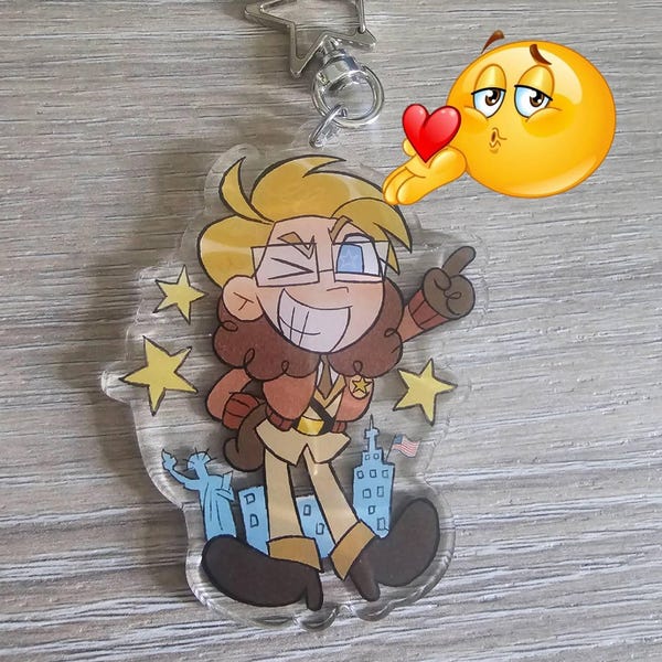 Hetalia 3" Keychains, America, England, France - Acrylic Charm - Etsy