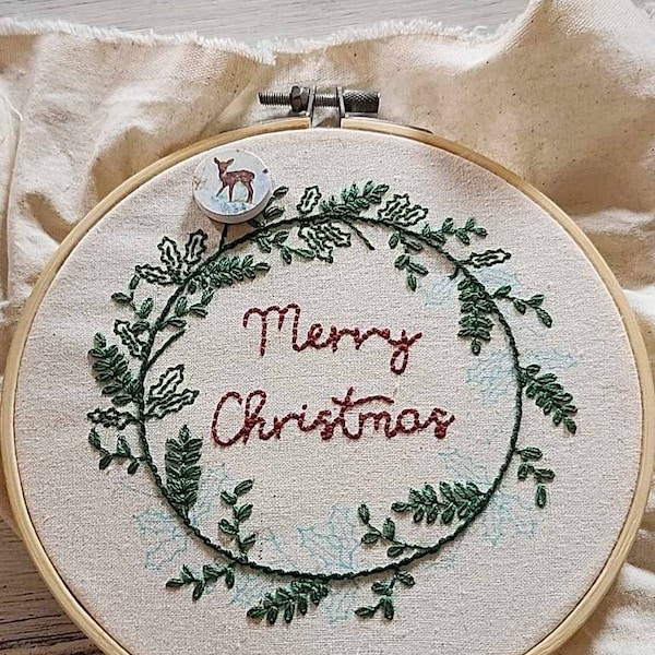 Floral Birthday Hoop Embroidery Pattern | Digital Download | 13th 16th ...