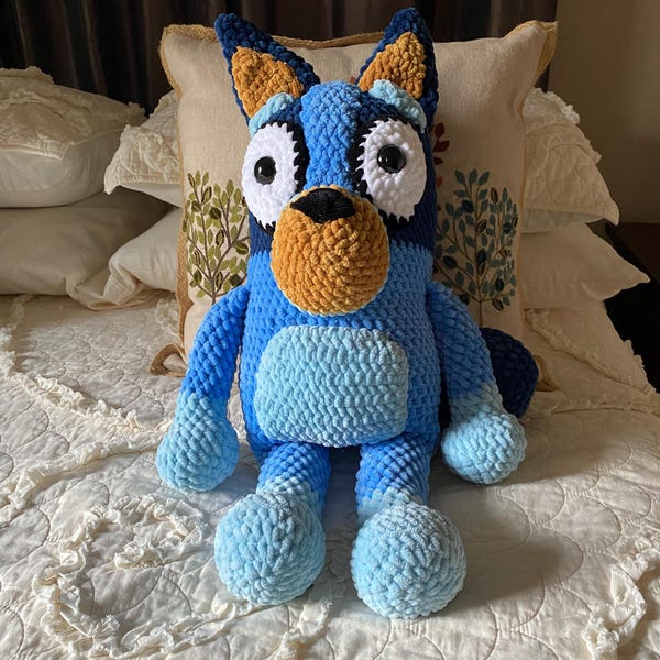 Crochet Bluey - Etsy