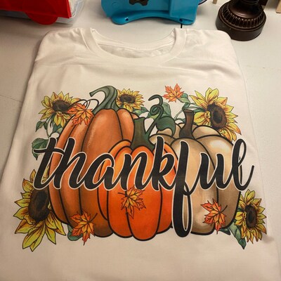 Thankful Pumpkin Png, Fall Sublimation Designs Downloads, Thanksgiving ...