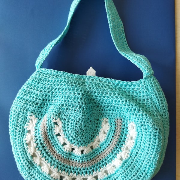 Crochet Boho Shoulder Bag Pattern: DIY Tutorial (PDF Download) 0104 - Etsy